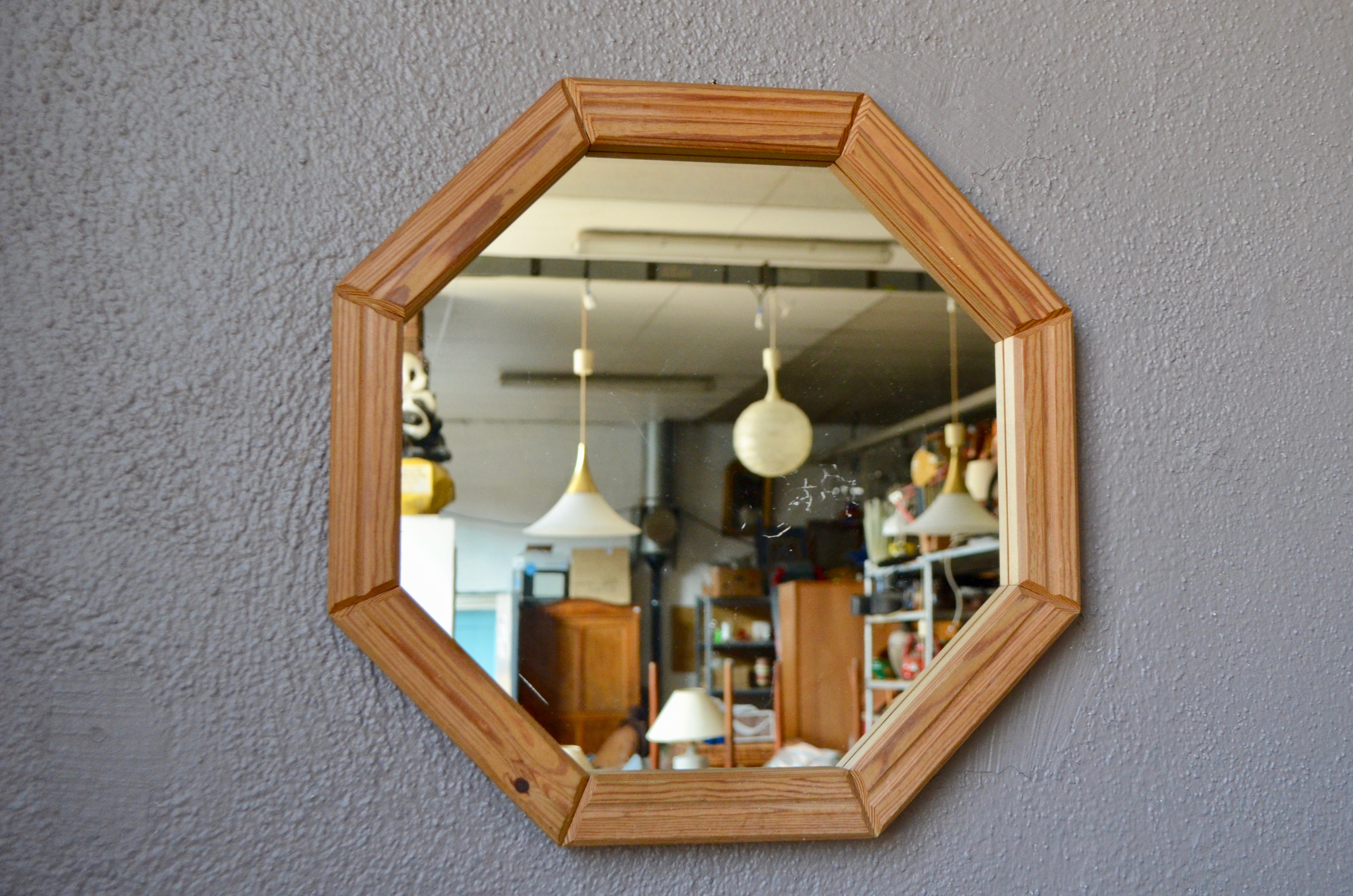 Miroir en pin Jean - L'atelier Belle Lurette, Rénovation de meubles vintage